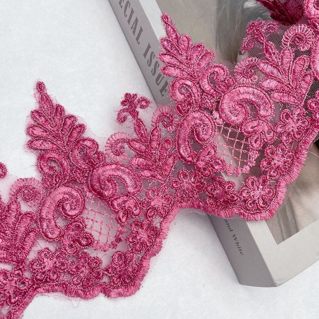 1 Meter Price Border Lace Corded Ready Stock | Shopee Malaysia