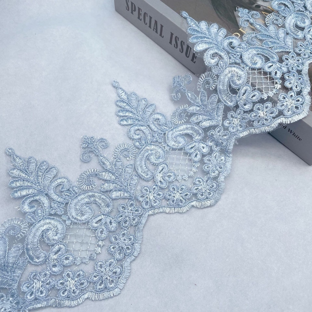 1 Meter Price Border Lace Corded Ready Stock | Shopee Malaysia