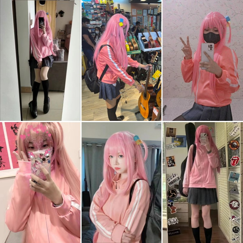 Gotou Hitori Cosplay Bocchi The Rock Gotou Hitori Cosplay Costume JK ...