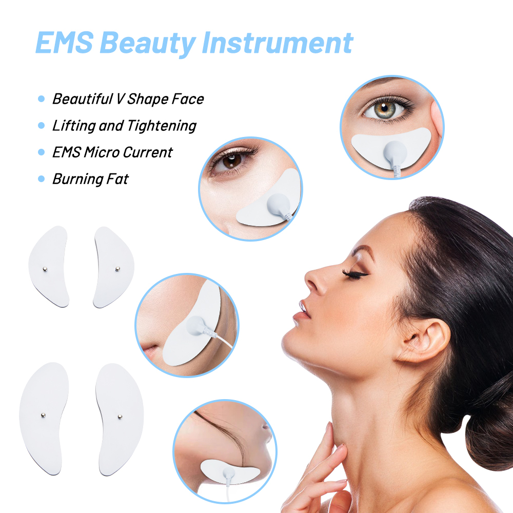 EMS Facial Massager Current Muscle Stimulator Facial Lifting Eye Beauty ...