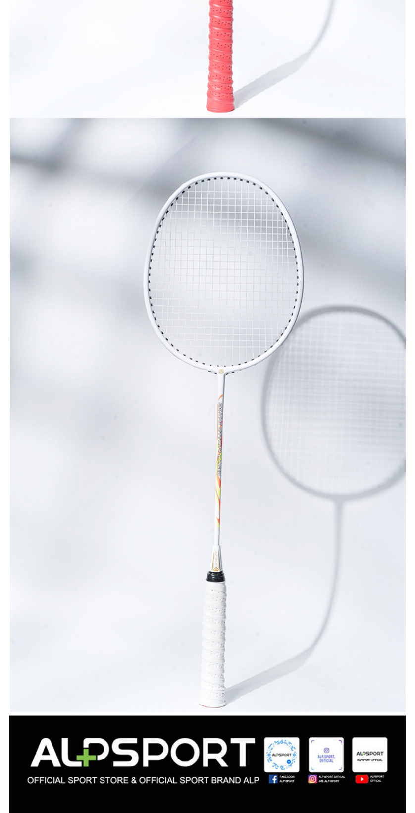 ALP RR Pro 2Pcs 4U G5 100% Original Design Full Carbon 24Lbs Badminton ...