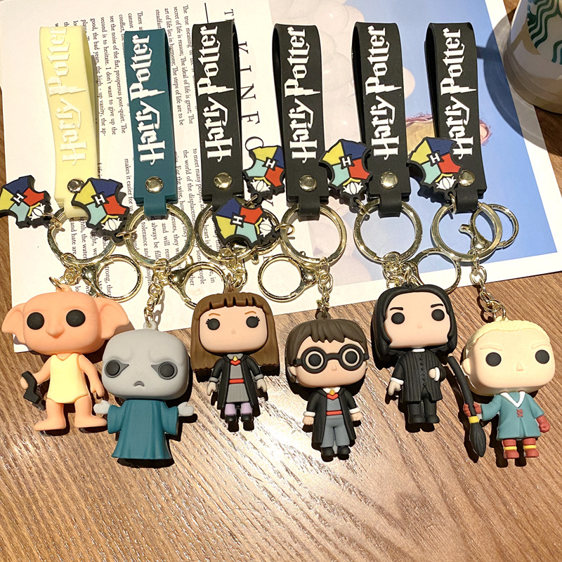 Coffeejoy Harry Potter Car Keychain Cute Ron Hermione Voldemort Gollum ...