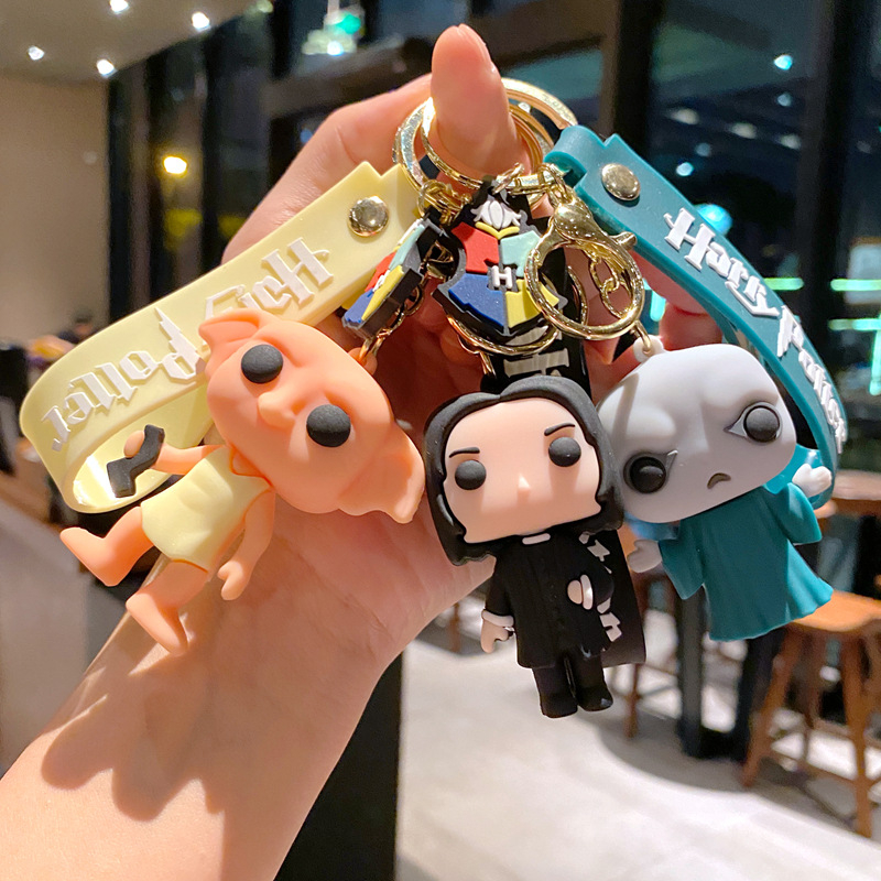 Coffeejoy Harry Potter Car Keychain Cute Ron Hermione Voldemort Gollum ...