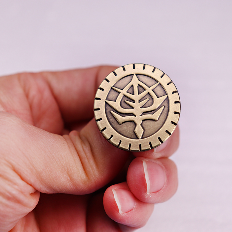 GUNDAM Principality of Zeon Enamel Pin Anime Metal Badge Brooches Hat ...