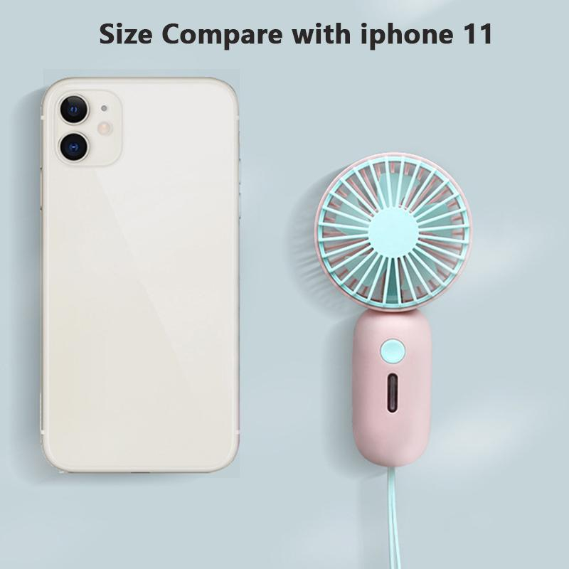 Portable Mini Fan Cool Wind Summer Artifact 500mAh Large Capacity Fan ...