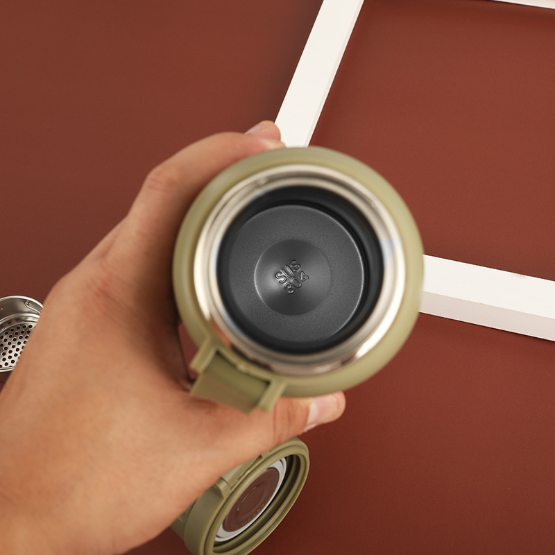 1100ml/850ml/650ml Double Stainless Steel Sport Thermal Flask Leak-Proof Insulation Bottle ...