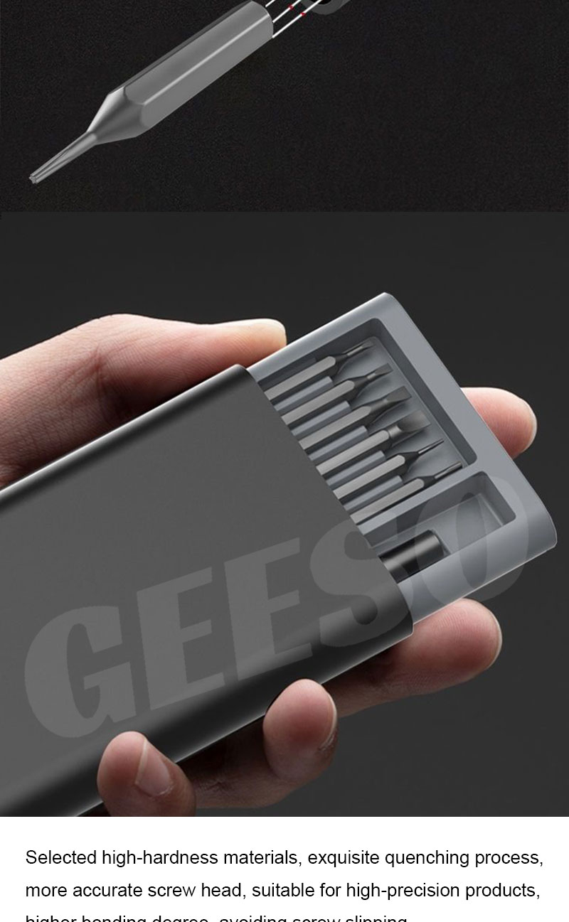 GEESO 63PCS Screwdriver Set Precision Mini Screwdriver Bit Set Magnetic ...