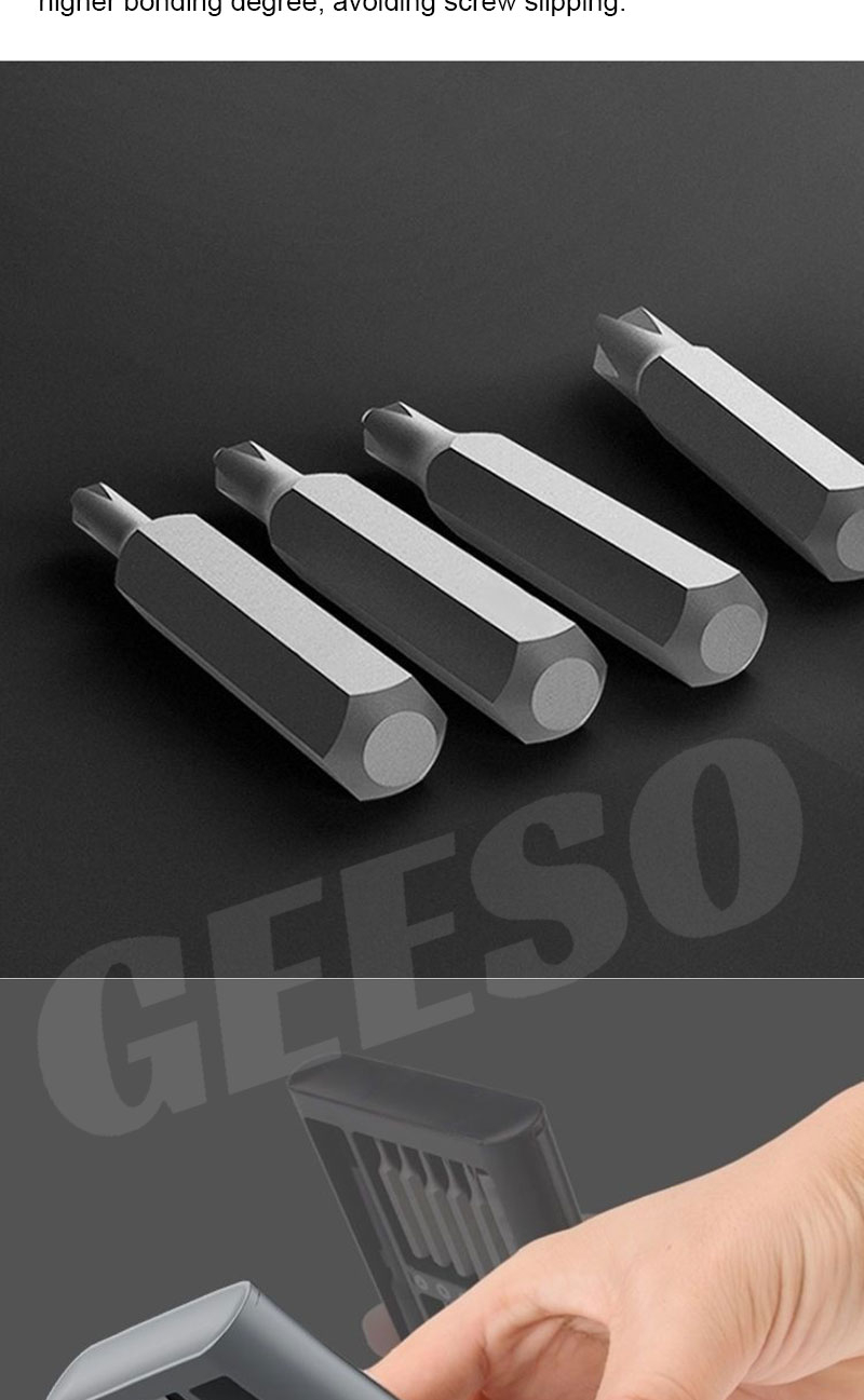 GEESO 63PCS Screwdriver Set Precision Mini Screwdriver Bit Set Magnetic ...