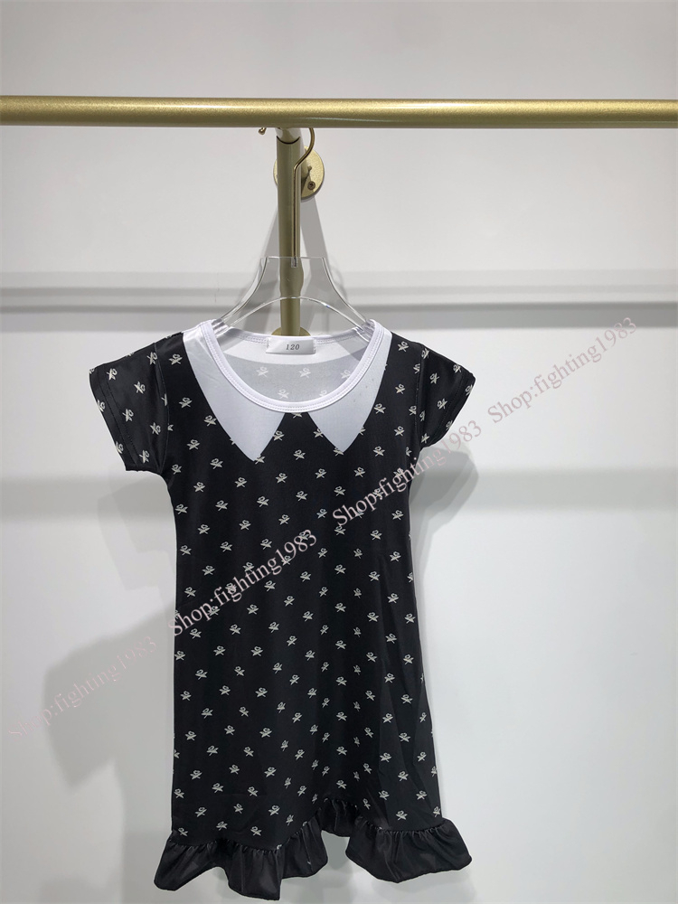 Baju Wednesday Addams Costume Kids Girl Black Wednesday dress Halloween ...