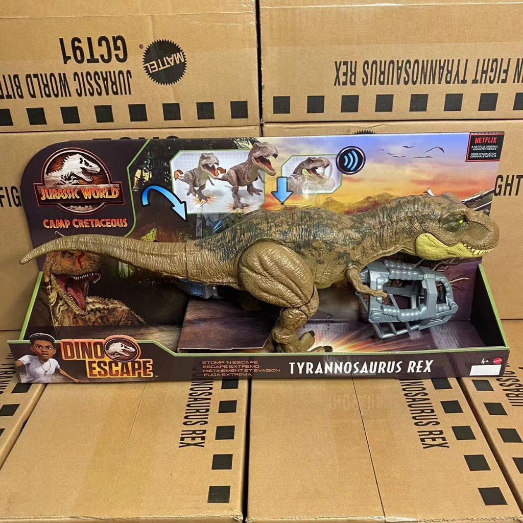 Jurassic World Camp Cretaceous Dinosaur Toy, Stomp 'N Escape ...
