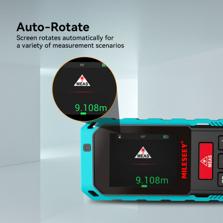 Mileseey S2 Camera Laser Distance Meter Professional Outdoor Bluetooth ...