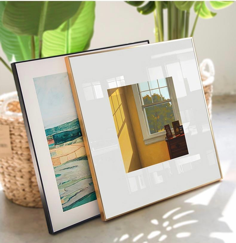 【Customizable Size】A1 A2 A3 A4 Ins Aluminum Alloy Photo Frame Ultra ...
