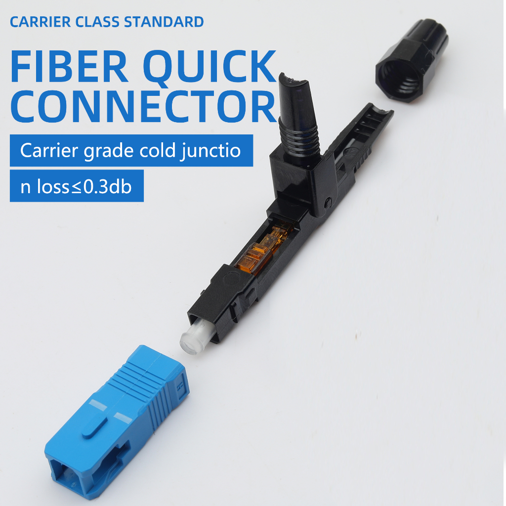 SC UPC Optic Fiber Quick Cold UPC Fast Connector Embedded Fiber Optic ...
