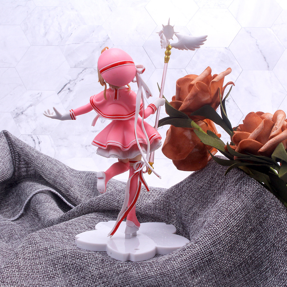 15.5cm Lovely Pink Card Captor Sakura Kinomoto Sakura Action Figures ...