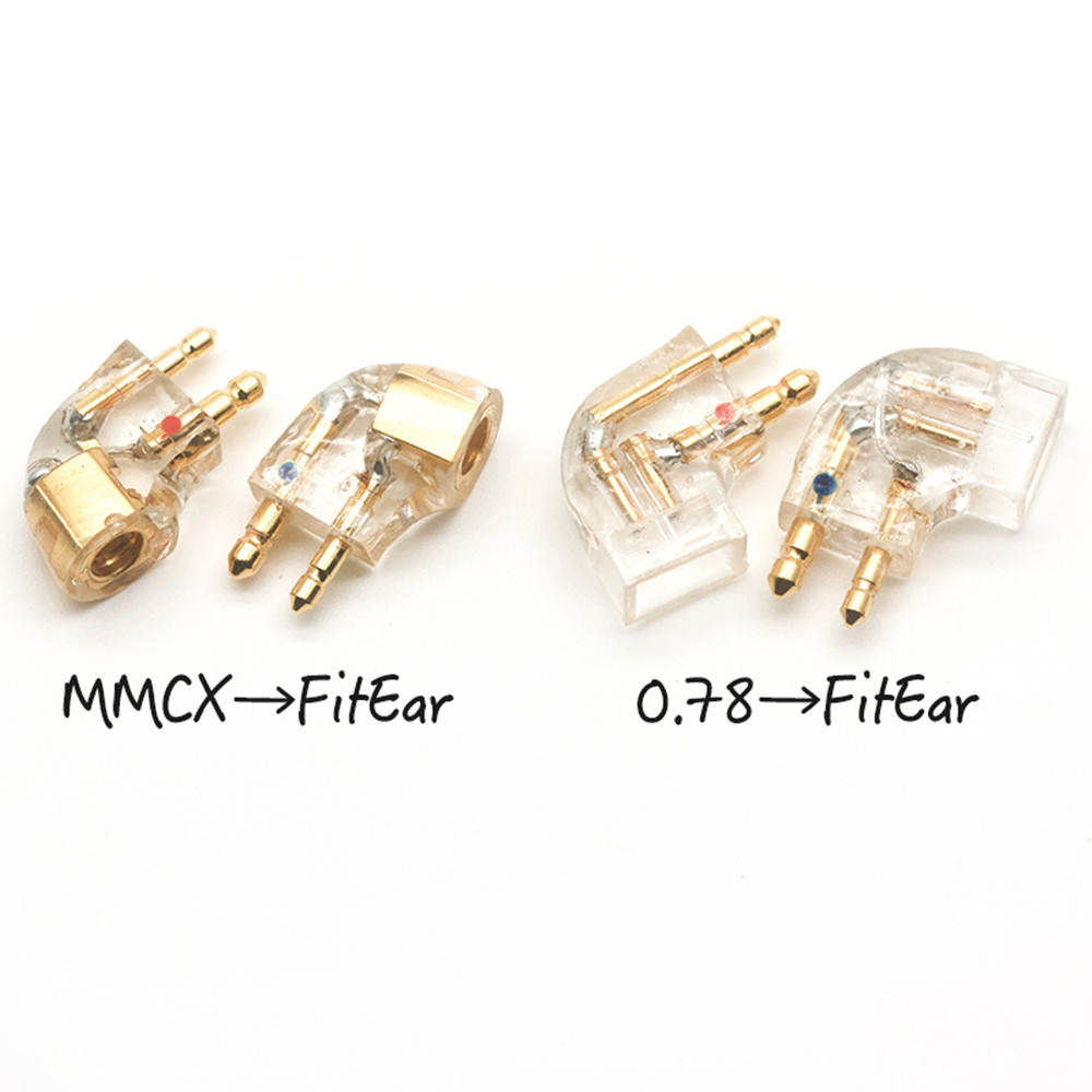 1Pair Mini MMCX 0.78 Male To Female 0.78mm QDC FitEar JH EXK Acoustune ...