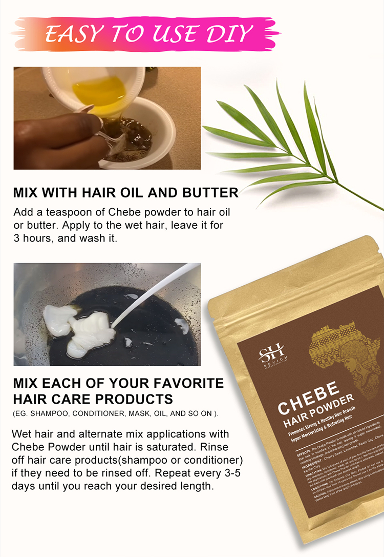 SEVICH Chebe Powder 100g Helps Hair Stay Moisturized and Longer 100g ...