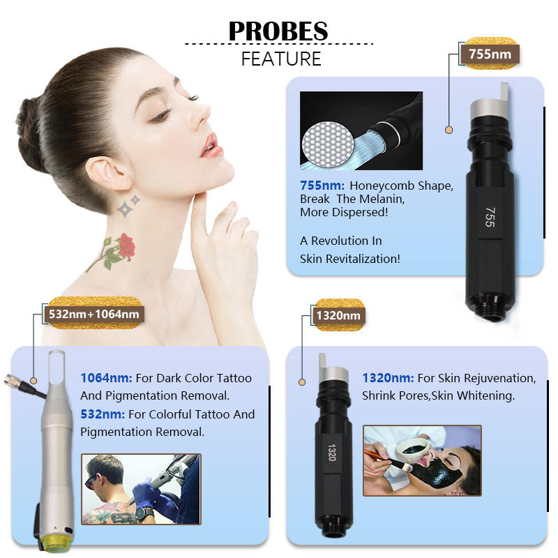 Picosecond pico laser dissolve melanosispainless freckle removal tattoo ...