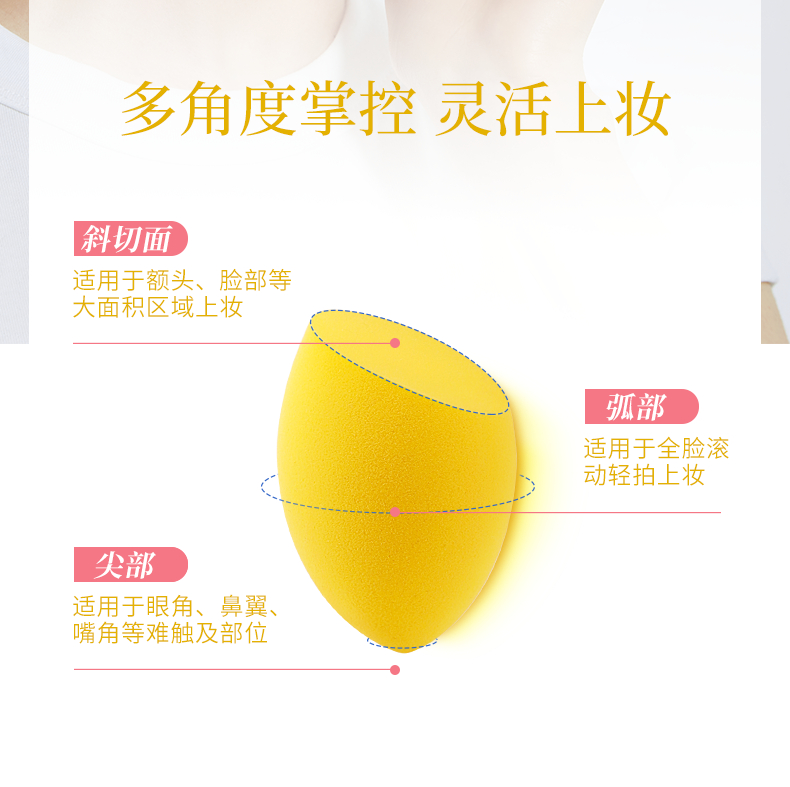 1pcs OSITREE Makeup Sponge Soft Beauty Blender Face Makeup Tool Random ...