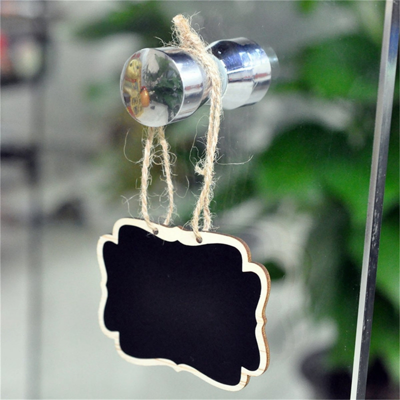 Mini Erasable Chalkboards with Hanging String Small Wooden Blackboard ...