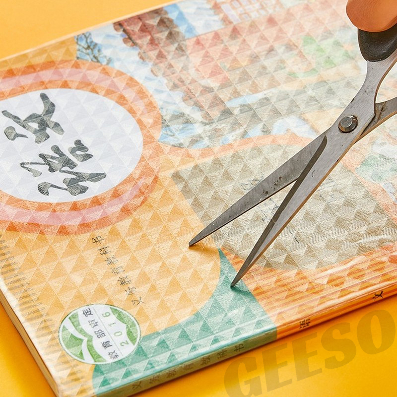 GEESO 30 Sheets Self Adhesive Book Cover Pembalut Buku Teks Self ...
