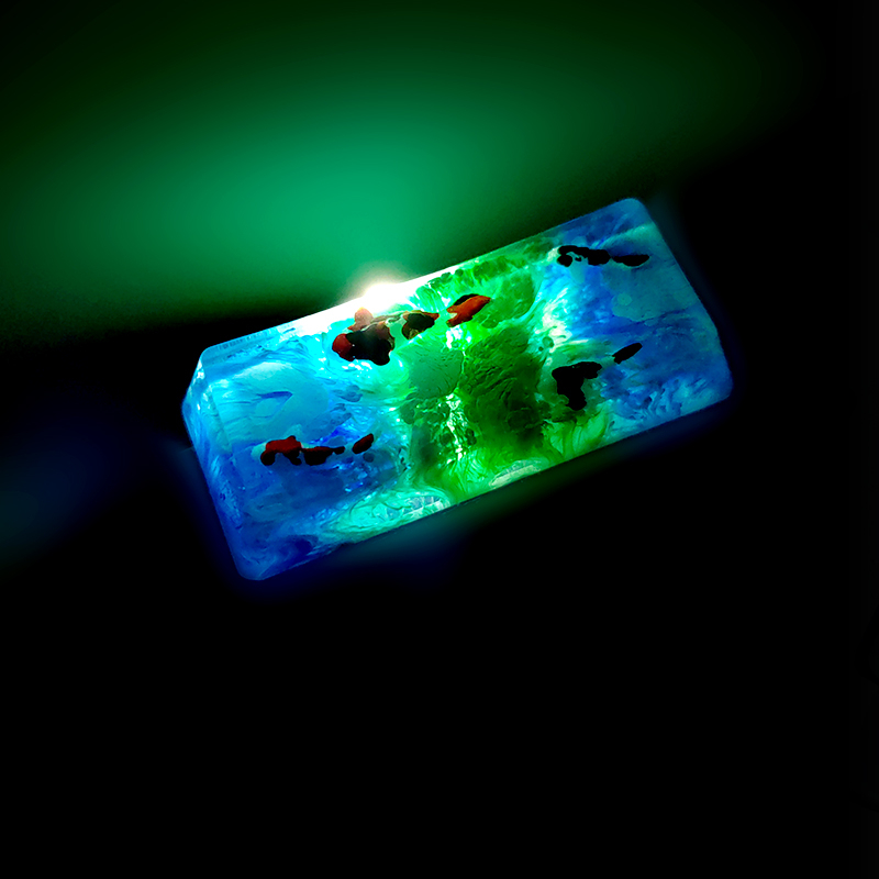 [Loss Big Price Reduction] Keycap Koi Epoxy Resin Mechanical Keyboard ...