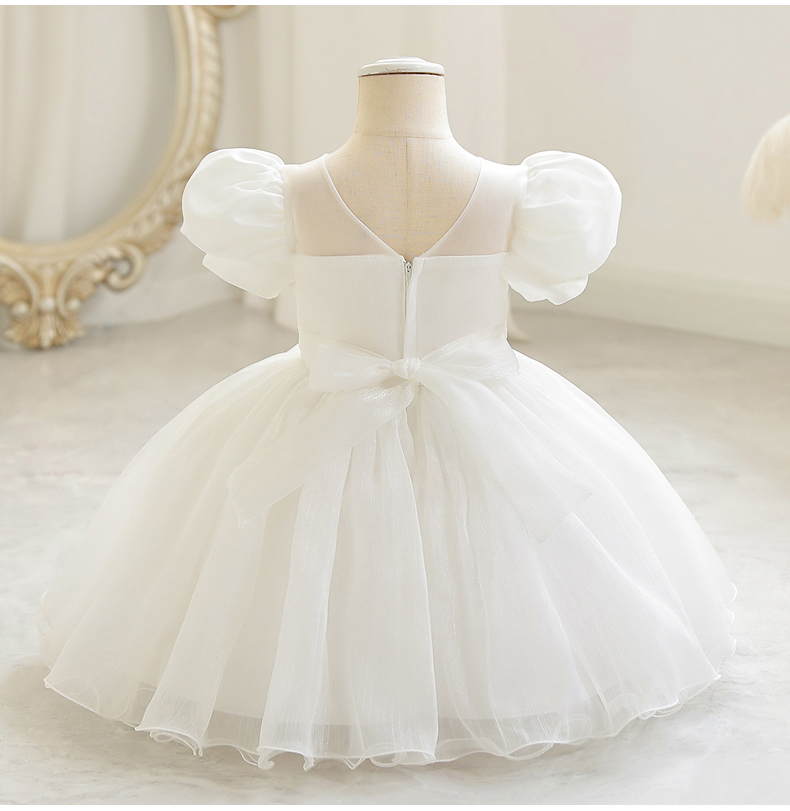 1-8 Year Birthday Dress For Baby Girl Clothes Baptism Lace Princess ...