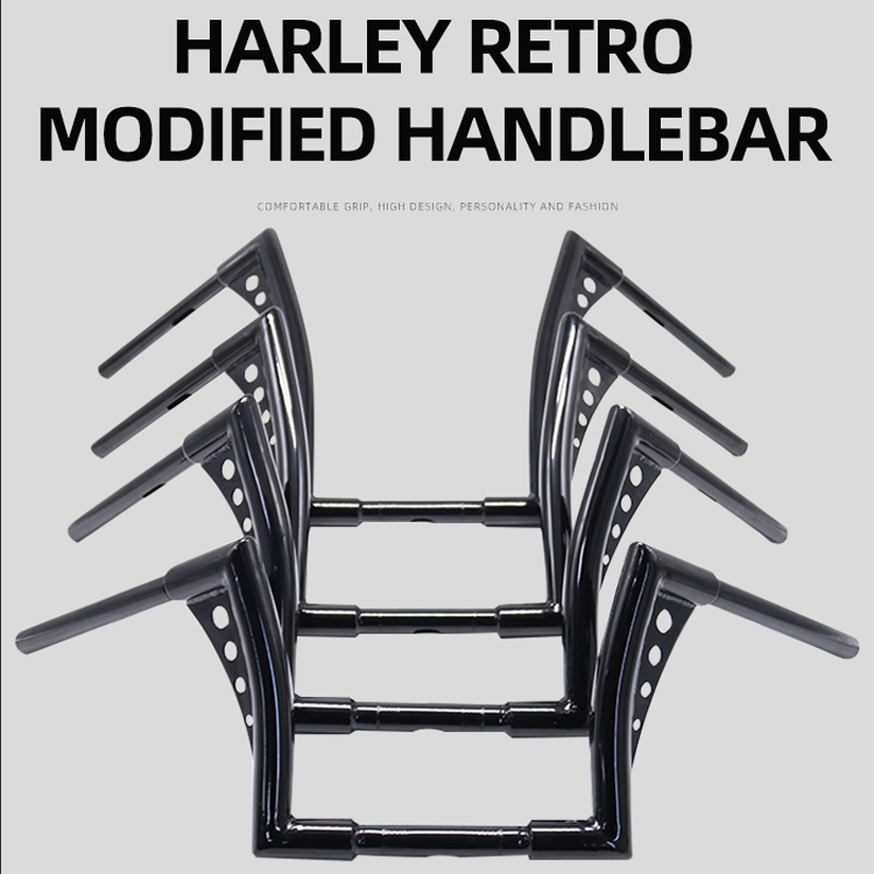 Motorcycle Custom Handle Bar Ape Hangers 10/12/14/16" Rise 1-1/4" Fat ...