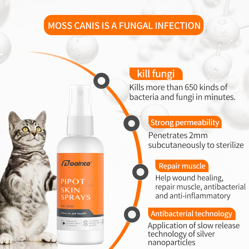 PUAINTA Pipot Antifungal Skin Spray 50ml For Dogs And Cat Skin Disease ...