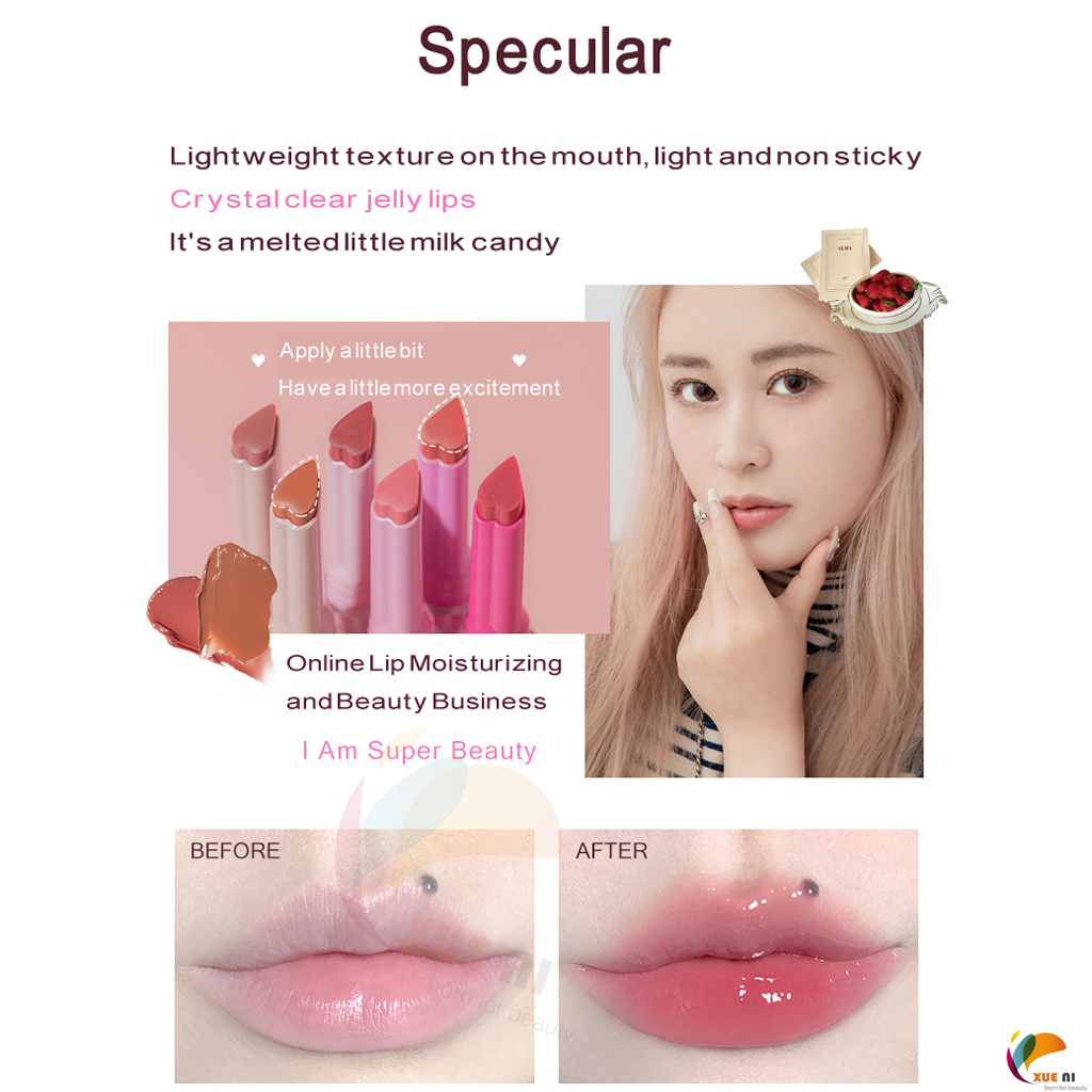 Official Authentic FLORTTE Lipstick First Kiss Stick Love Jelly ...