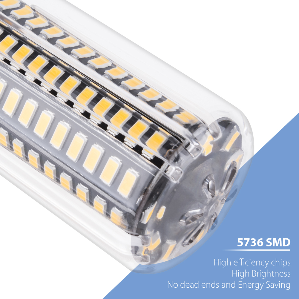 E14 Corn Bulb E27 LED Lamps 220V B22 High Power 28 40 72 108 132 156 ...