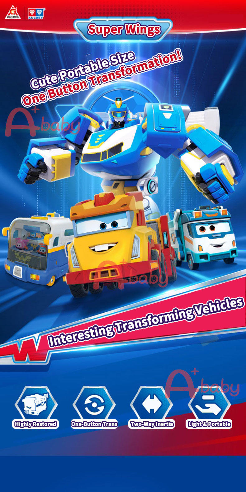 [A+baby] New Super Wings Super Base/Pet Bus Superwing Submarine/Fire ...