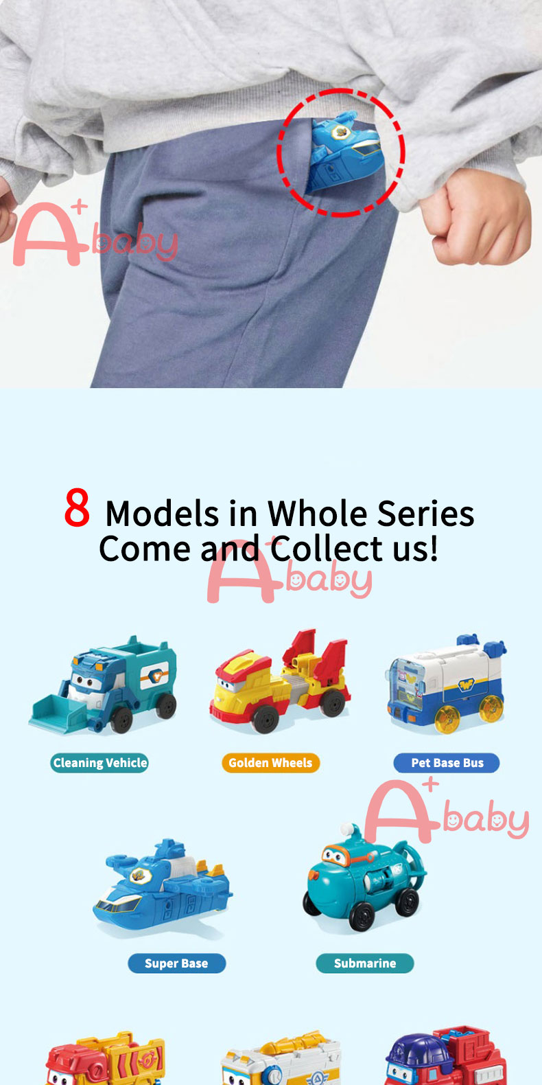 [A+baby] New Super Wings Super Base/Pet Bus Superwing Submarine/Fire ...