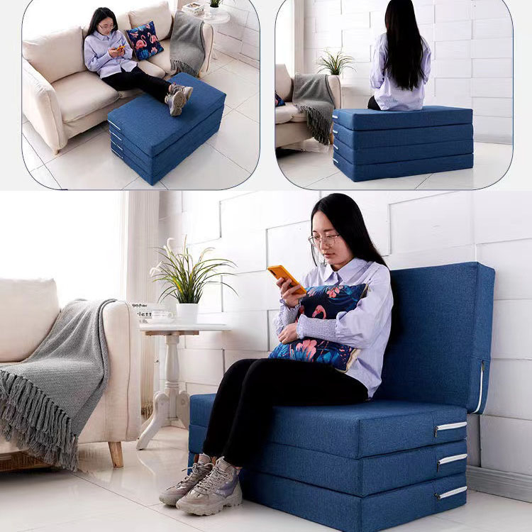 35D Sponge Foam Foldable Sofa Cushion Bed Mattress Single/Twin/Full ...