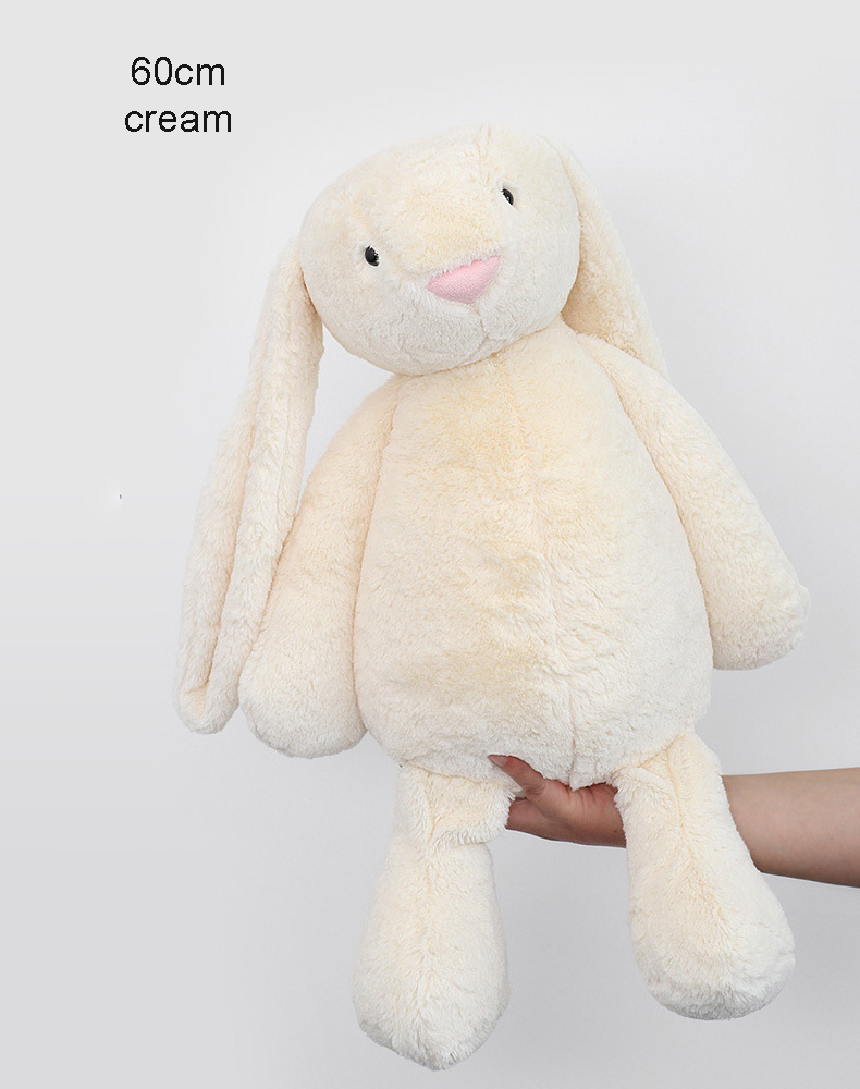 25/40/60cm Kawaii Long Ears Rabbit Plush Animals Toys Colorful Stuffed ...