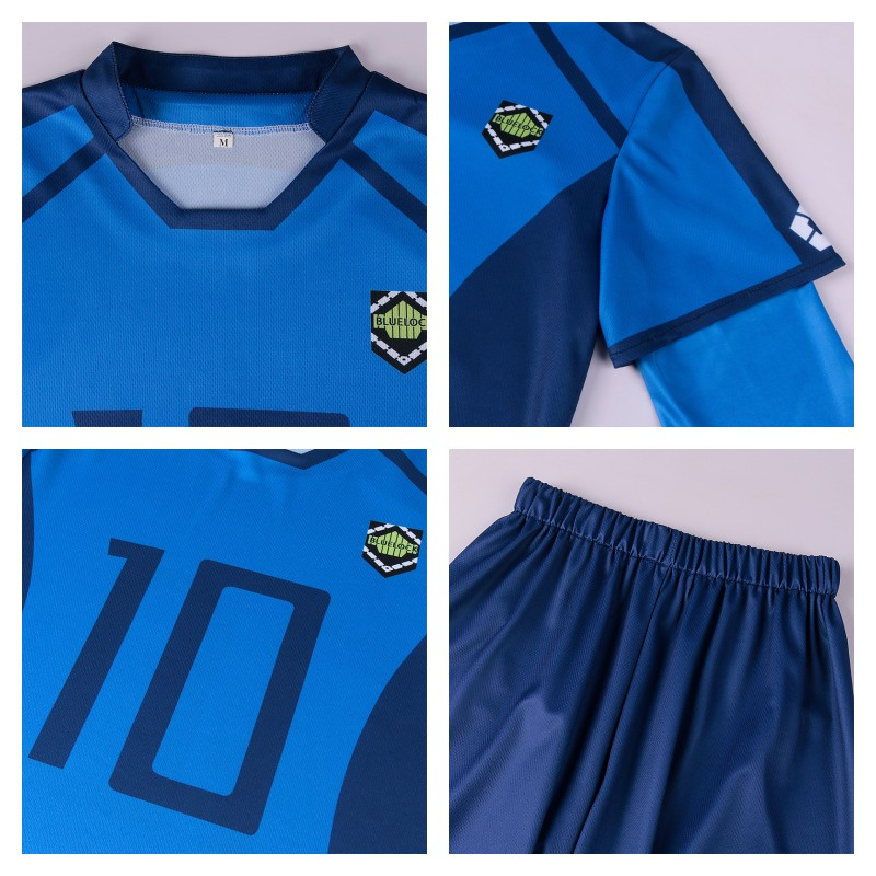 Blue Lock Anime Cosplay Costume Wig Isagi Bachira Chigiri Nagi Rin Sae ...