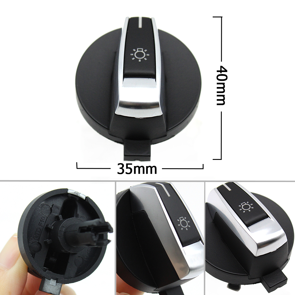 Head Lamp Rotary Headlight Switch Cover Panel For BMW 5 Series 5GT 6S ...