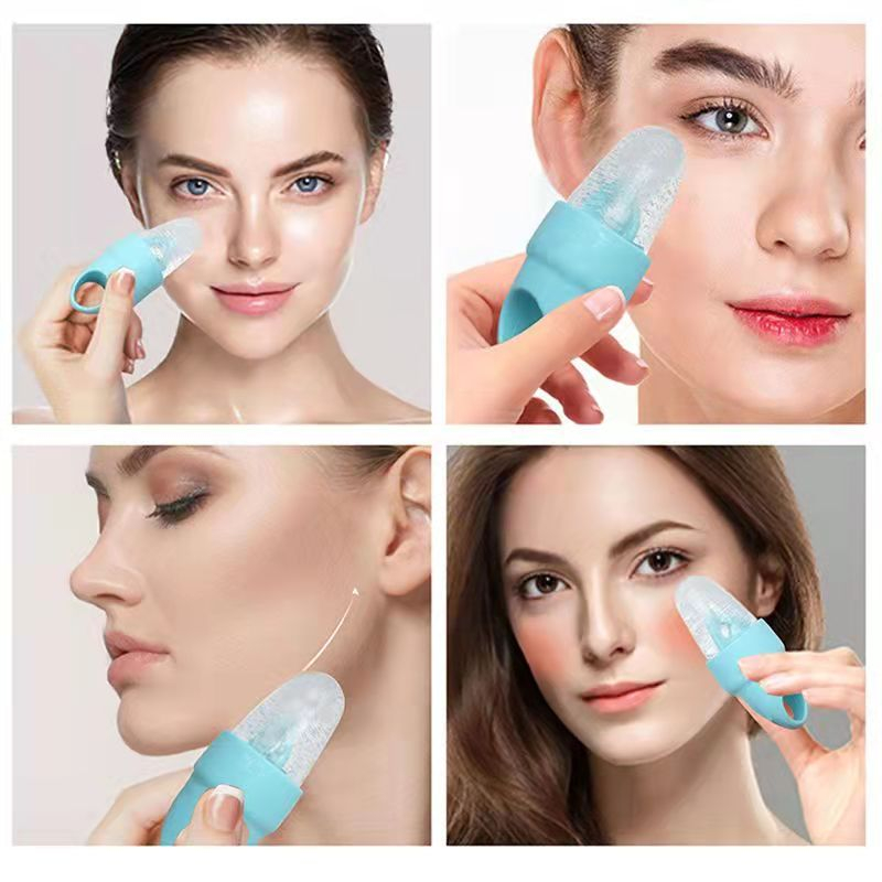 Ice Face Roller Face and Eye Reusable Beauty Ice Facial Roller Ice Cube ...