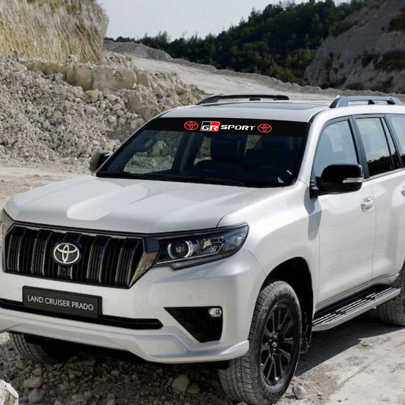 Car front windshield sticker modification Toyota GR GR sport GR racing ...