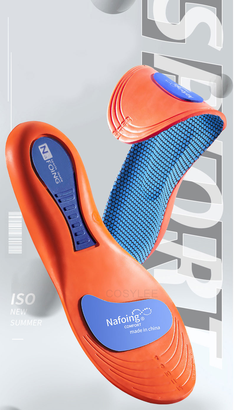 Orthotic Insole Arch Support Flatfoot Running Insoles for Shoes Sole ...