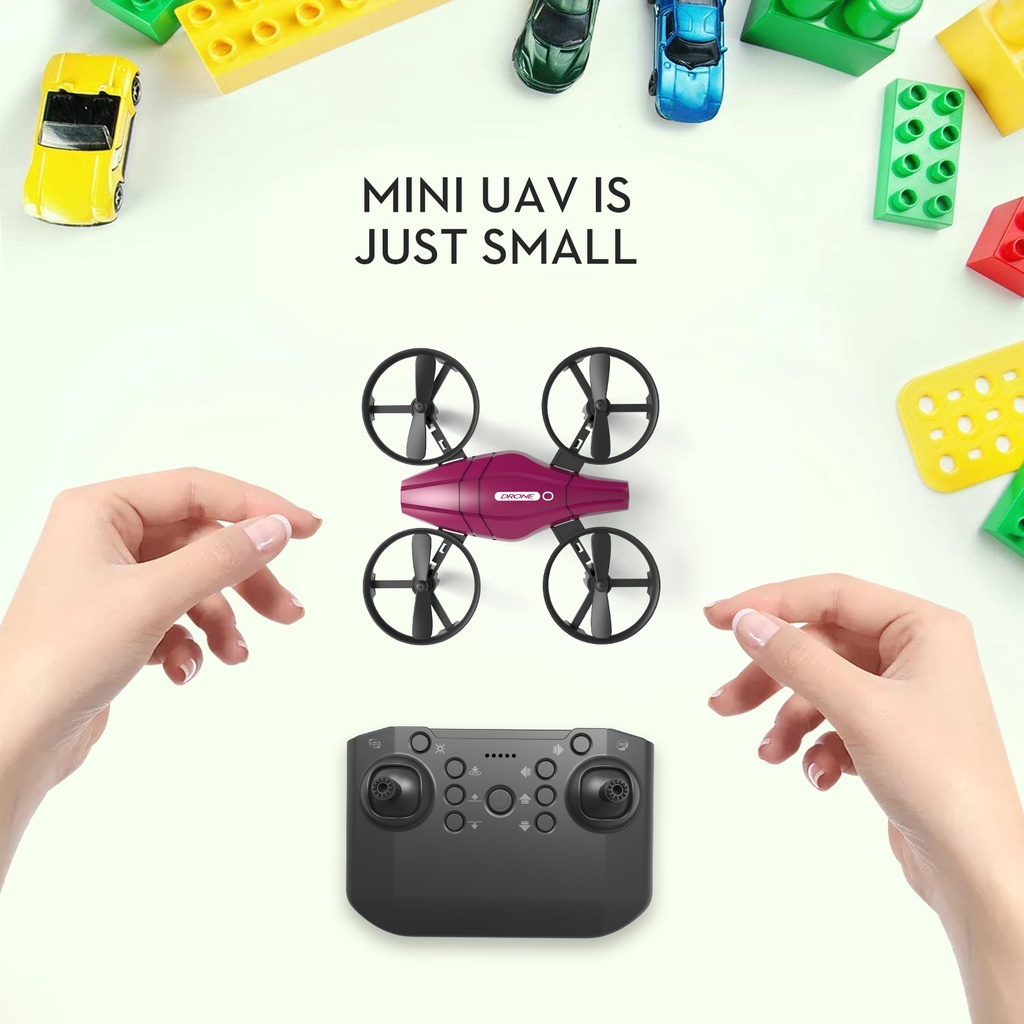 Mini Drone Rolling 360 Degree Rotation 2.4g Remote Control Toys Flat ...