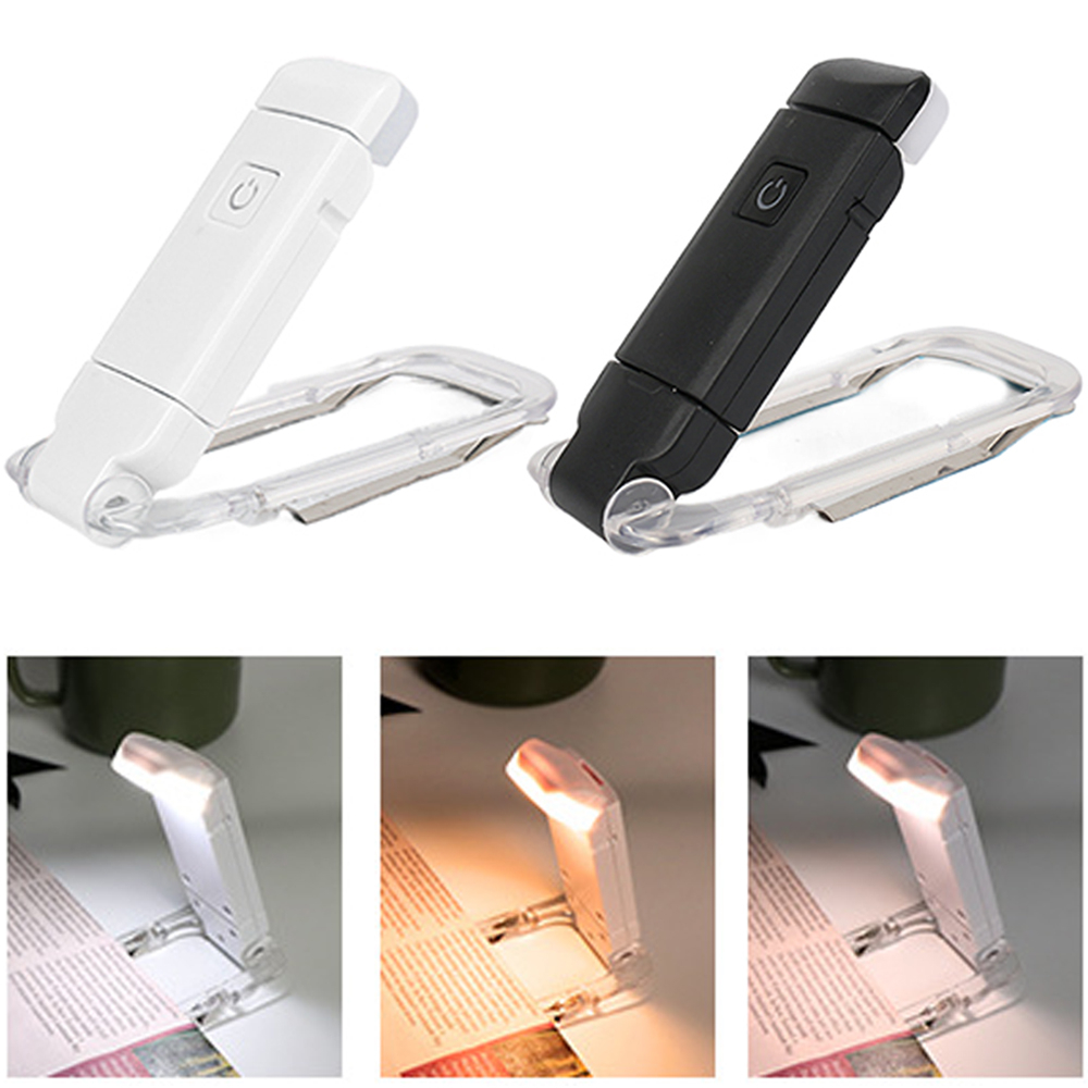 LED USB Rechargeable Book Light Reading Light Eye Protection Night ...