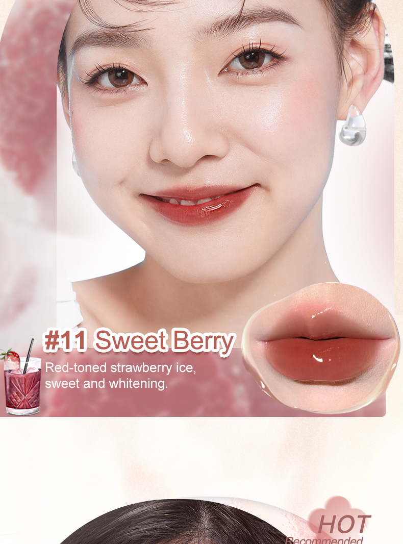 Judydoll Iced Tea Watery Lip Gloss Lipstick Glow Jelly Lip Tint Lip Oil 0.5ml | Shopee Malaysia