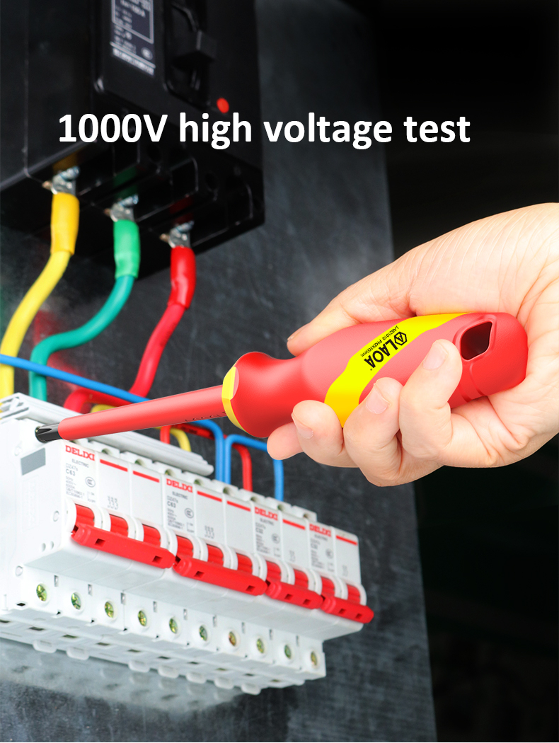 LAOA VDE Insulated Screwdriver Home Circuit Tool Insulation Isolation Current Electrician Cross ...