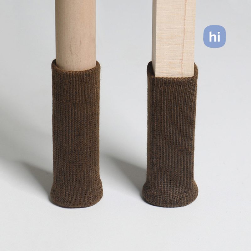 HI HOMES Chair Leg Socks Chair Leg Cover Knitted Table Leg Foot Pad ...