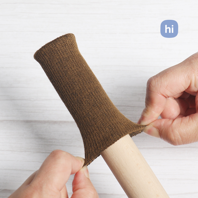 HI HOMES Chair Leg Socks Chair Leg Cover Knitted Table Leg Foot Pad ...