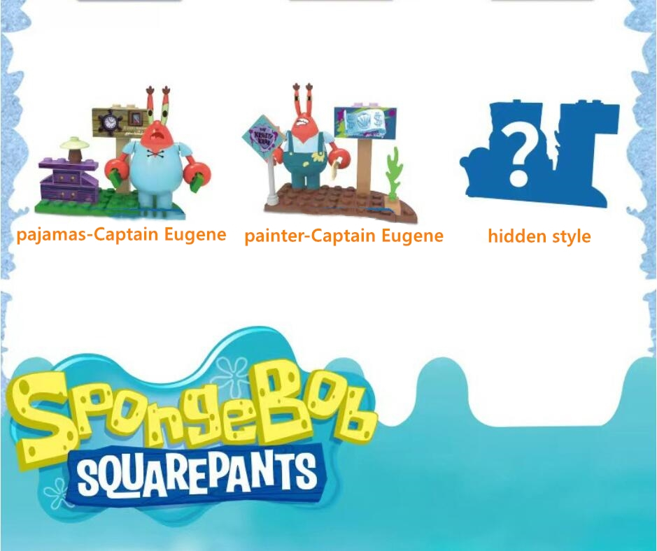 SpongeBob Squarepants nickelodeon Building Blocks Blind box Toys ...