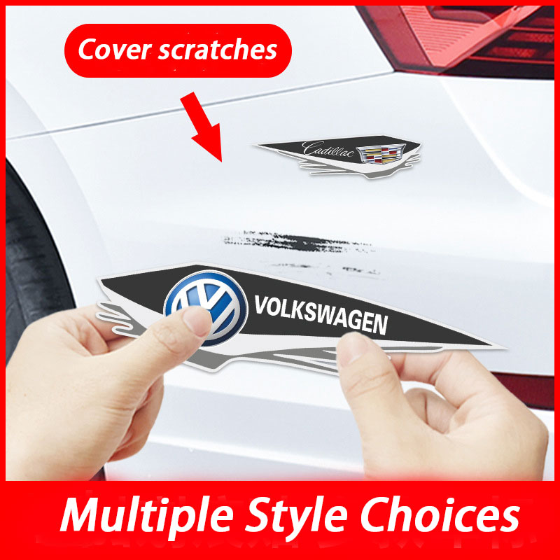 4Pcs Car stickers cover scratches and repair artifacts. Doors, front ...
