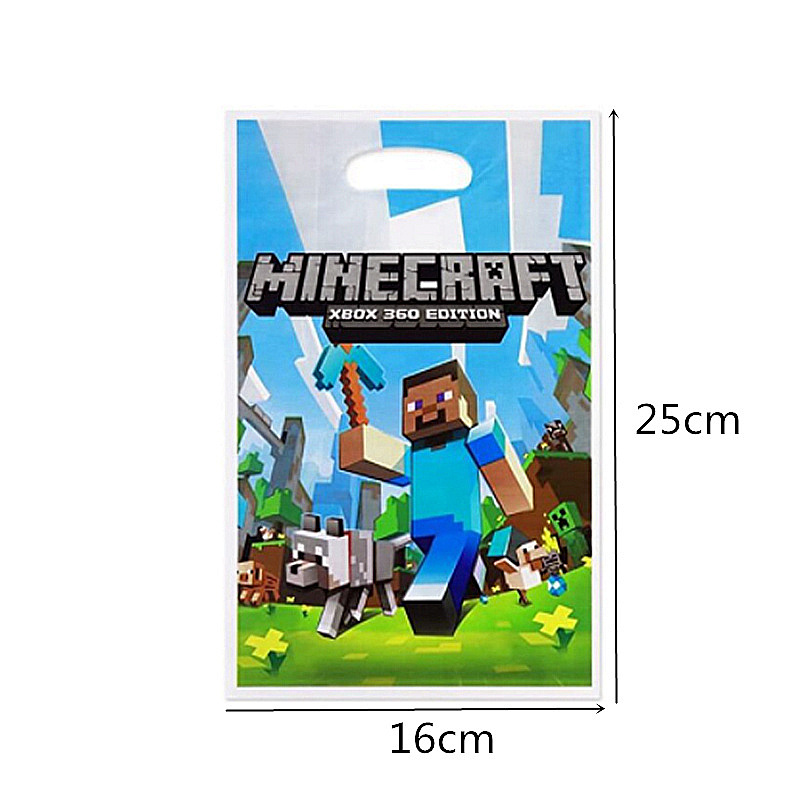 10/30/50pc Minecraft loot bags Small Gift bag Theme Kids Party ...
