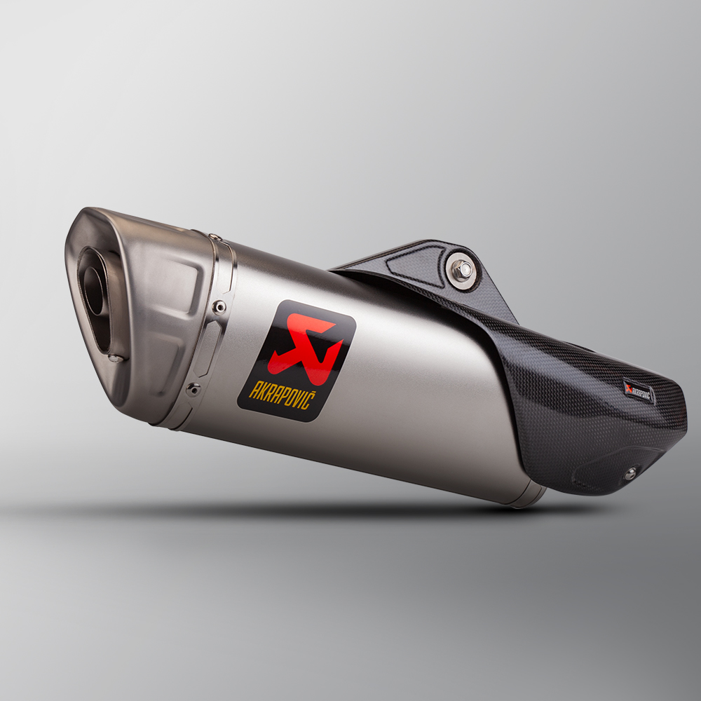 Akrapovic R1/M1 bike exhaust muffler with DB killer/Silencer 51mm inlet ...