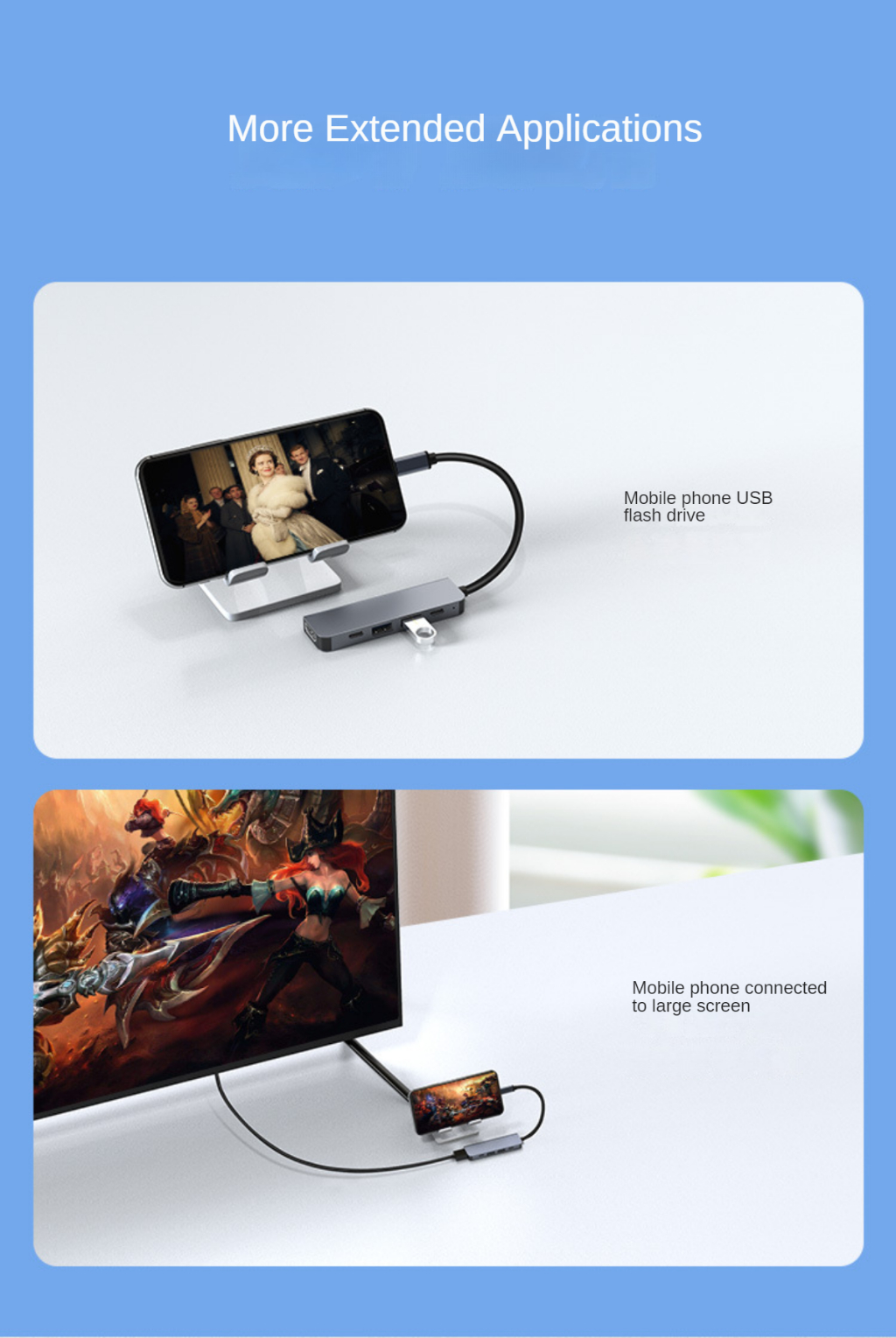Type-c 5in1 Docking Station HDMI 4K USB3.0 Type C Data Transfer USB ...